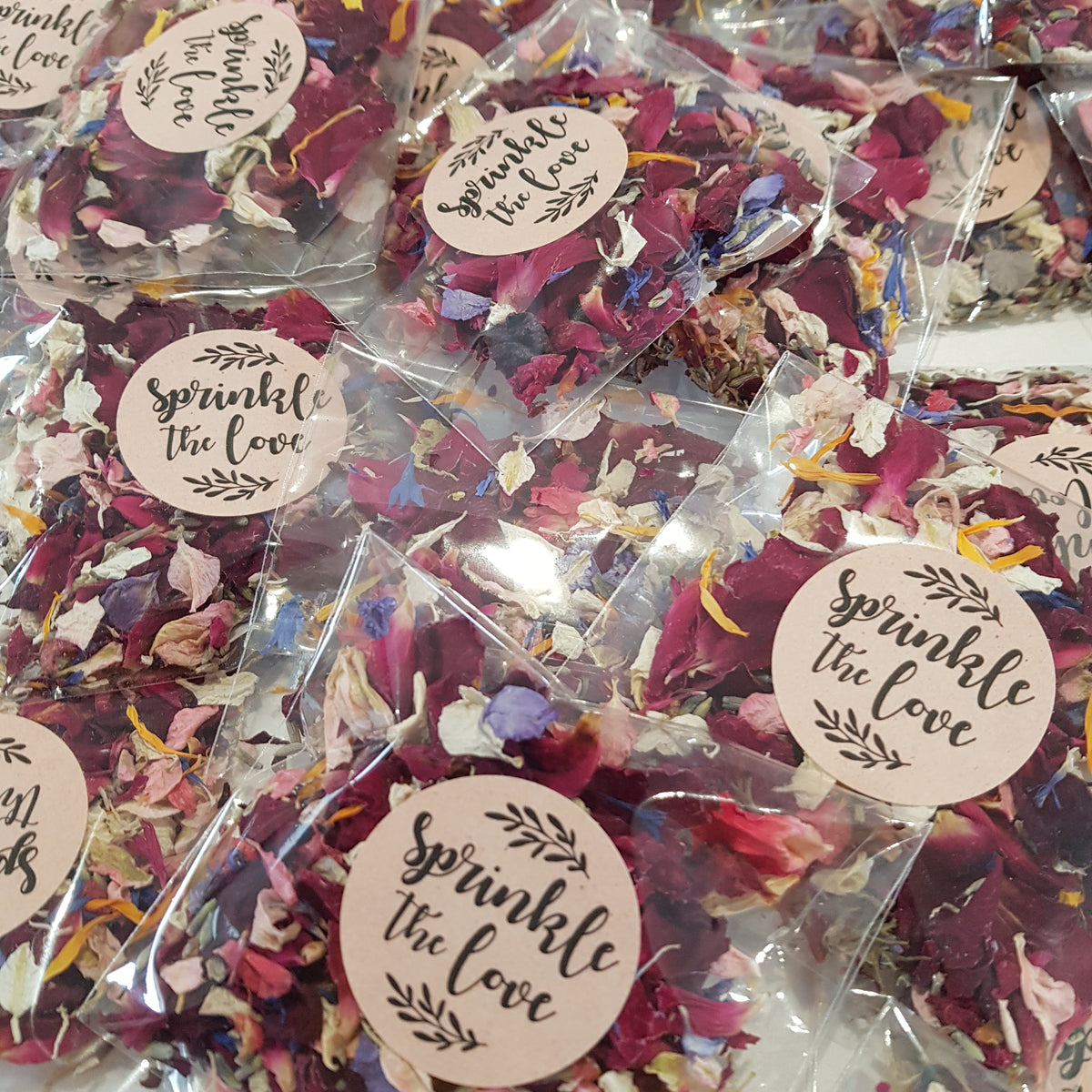 Rainbow Wedding Confetti Pack – Bubble and Berry